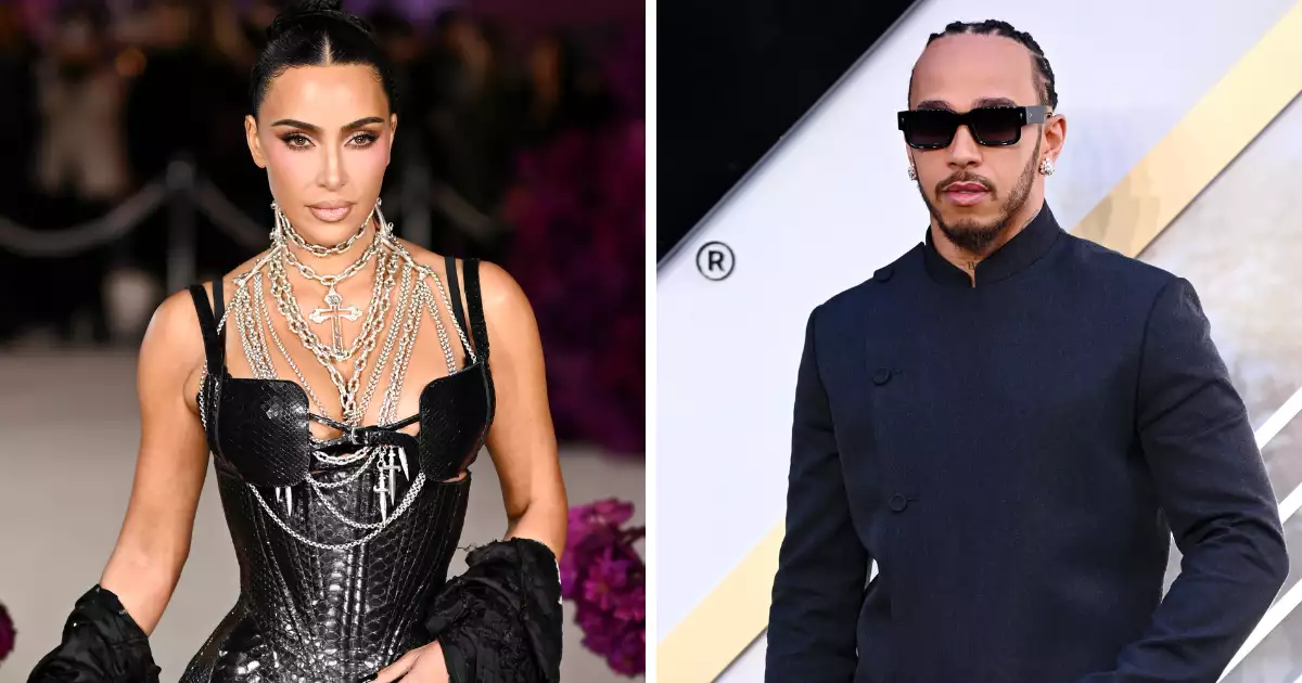 Kim Kardashian y Lewis Hamilton avivan rumores de romance: hicieron ...